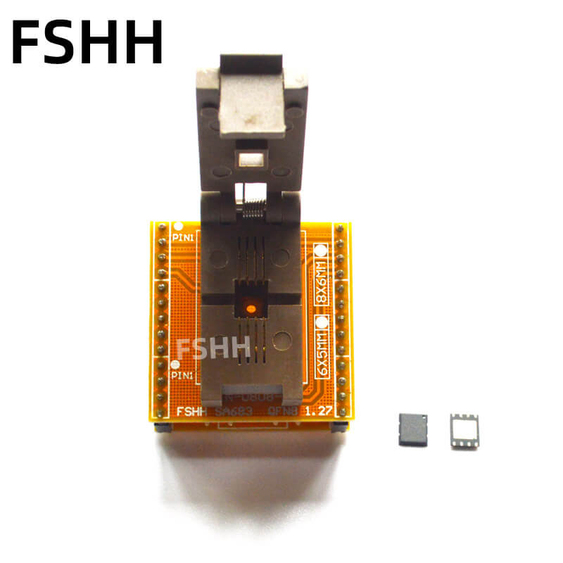 SA683 Xeltek Programmer Adapter QFN8 To DIP8 Adapter WSON8 Programming ...