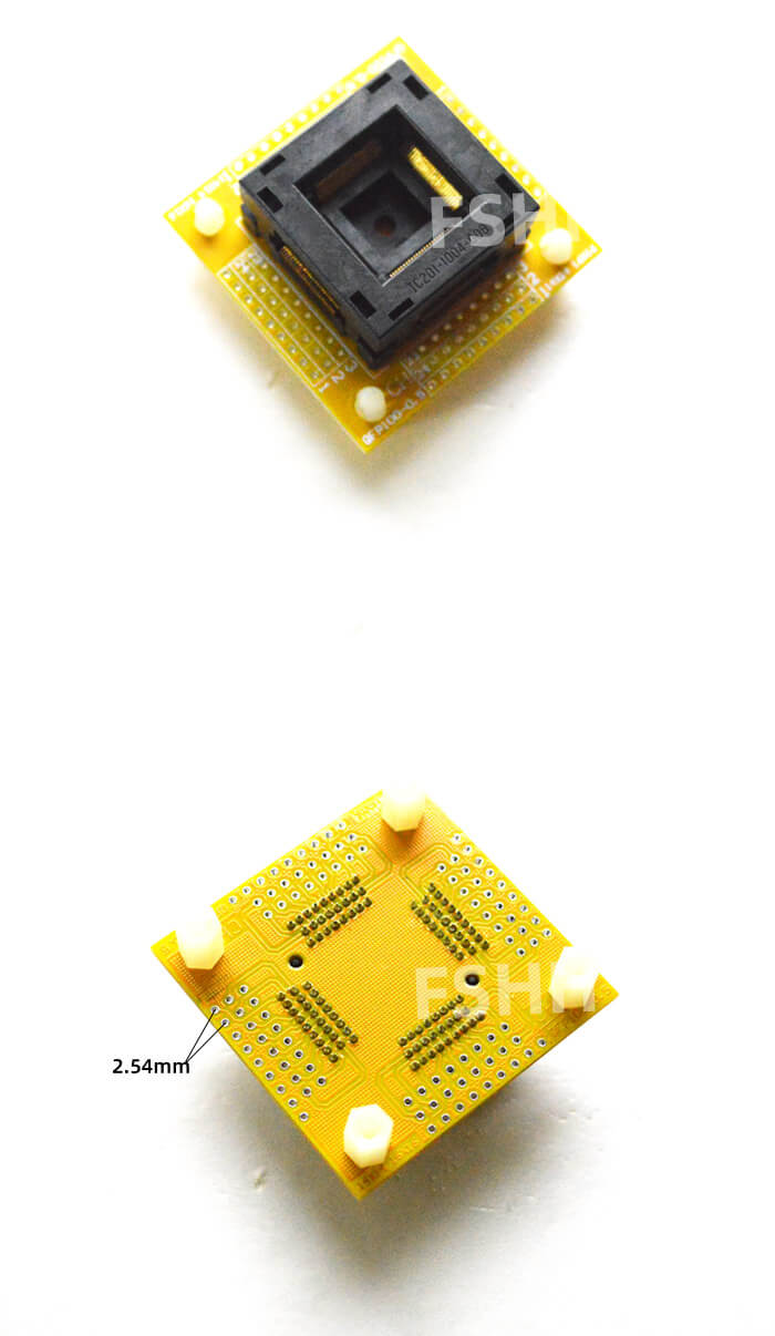 IC201-1004-008 Test Socket TQFP100 QFP100 Socket Pitch 0.5mm - FSHH Store