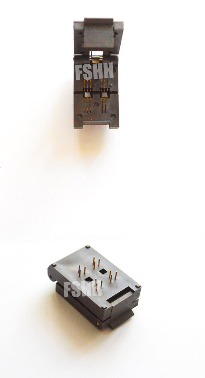 Clamshell TSOC-6 Burn-in Socket TSOC6 IC Test Socket/IC Socket(Two ...