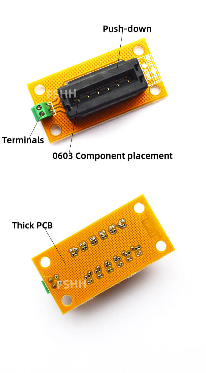 With PCB Terminal 0603 Test Socket SMD Resistor SMD Capacitor 06XX ...