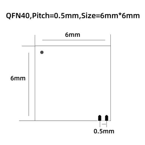 Clam-Shell Socket QFN40 Adapter WSON40 DFN40 MLF40 QFN40-DIP40 ...