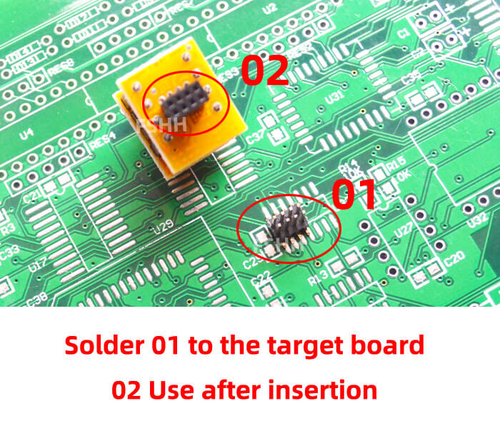 200mil 208mil SOP8 SOIC8 Test Socket IC Socket Clamshell Adapter Socket ...