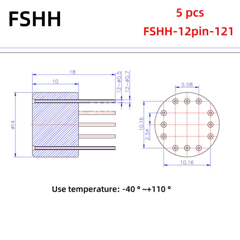 FSHH Round 12pin Laser Diode Test Socket (electrode Insertion) - FSHH Store