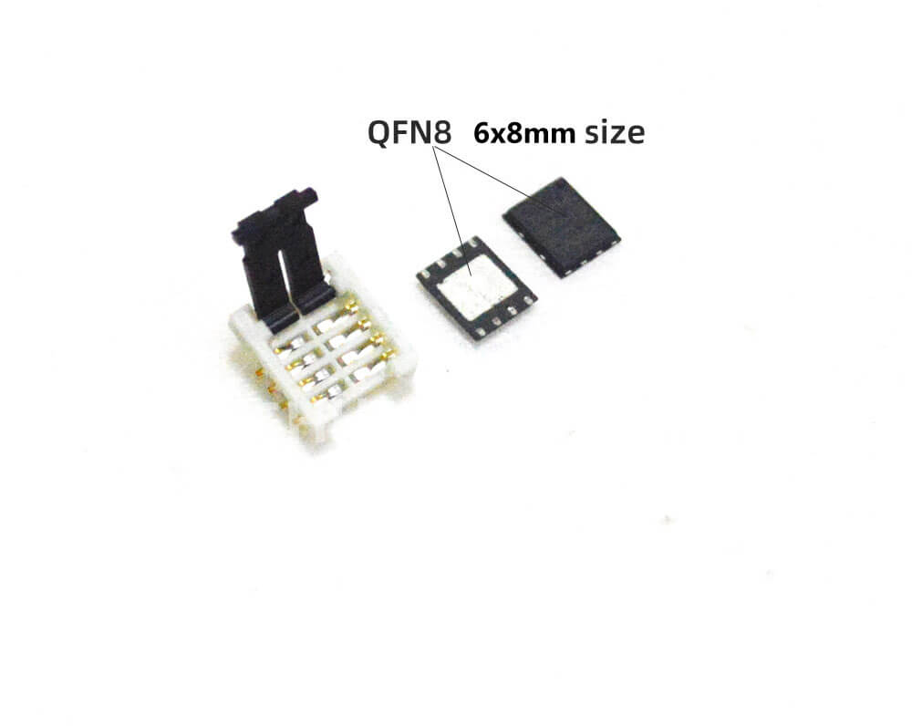 Mini Series QFN8 Socket QFN8 To DIP8 Adapter To QFN8 To SOP Programmer ...