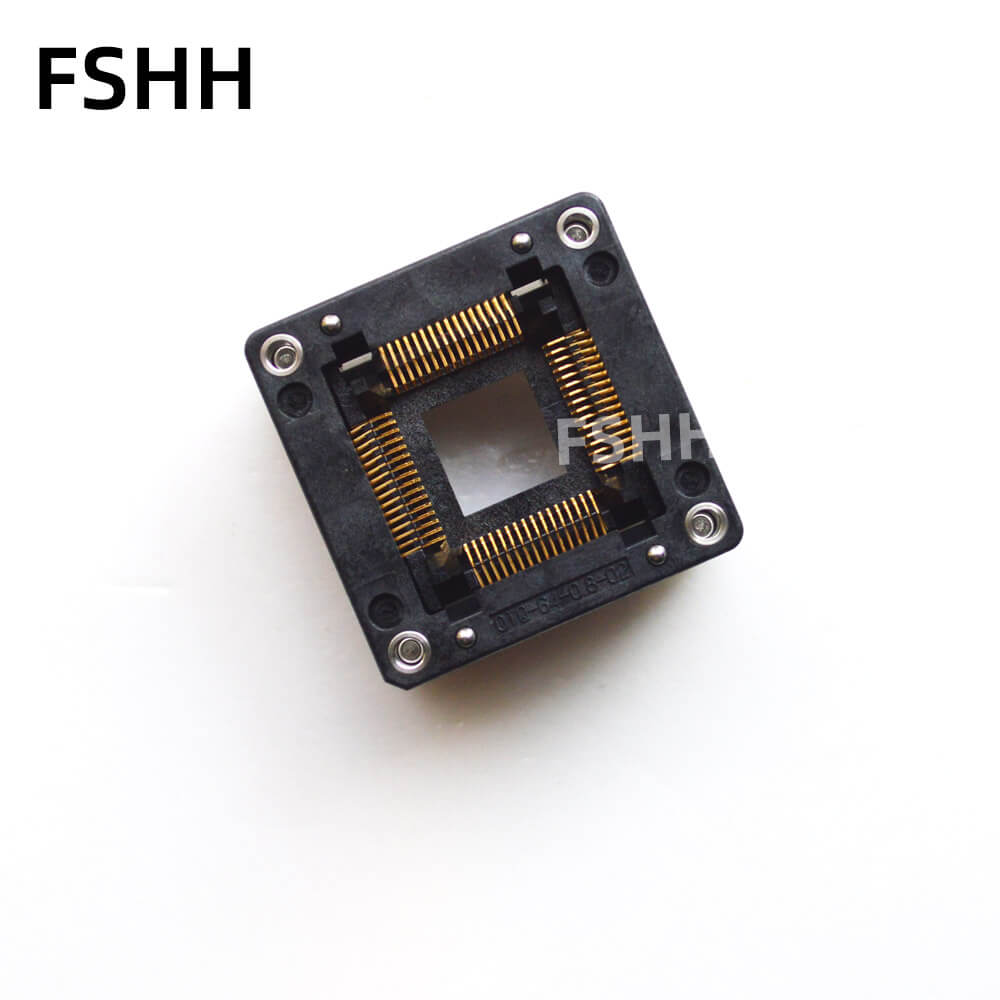 OTQ-64-0.8-02 Test Socket QFP64 0.8mm Ic Socket - FSHH Store