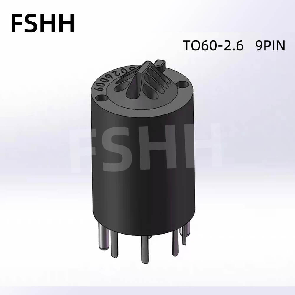 TO60 7pin 8pin 9pin 2.6mm 2.9mm Pitch Crystal Transistor Test Socket ...