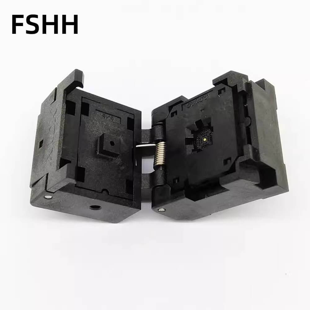 Clamshell QFN28 IC Test Socket WSON28 DFN28 MLF28 Programmer Adapter ...