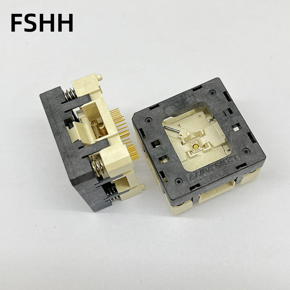 QFN40 Test Socket DFN40 MLF40 WSON40 Adapter Size 6x6mm 0.5mm Pitch ...