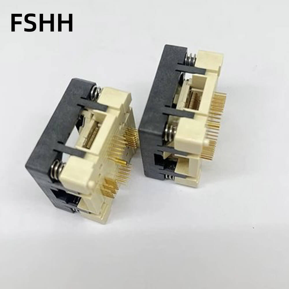 Open Top QFN64 Test Socket DFN64 MLF64 WSON64 Adapter 7x7mm 0.35mm ...
