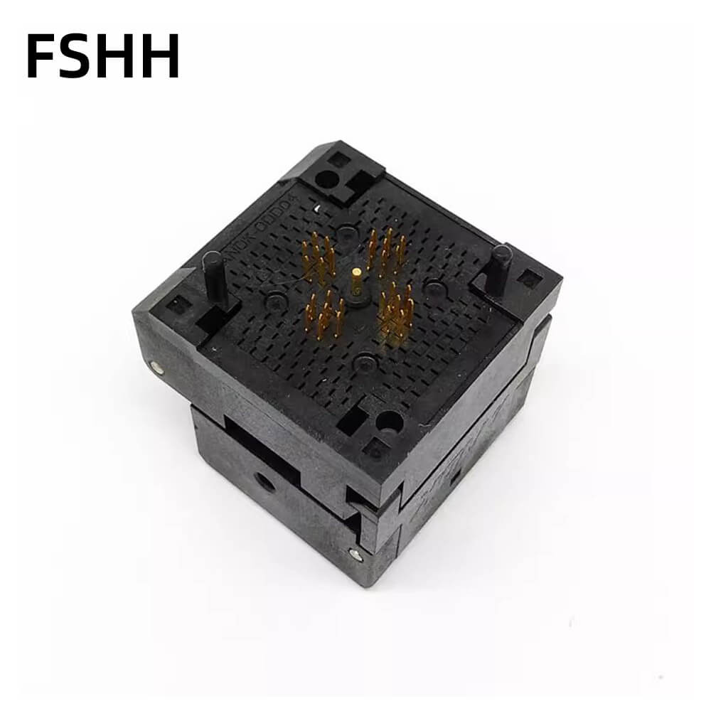 Clamshell QFN28 IC Test Socket WSON28 DFN28 MLF28 Programmer Adapter ...