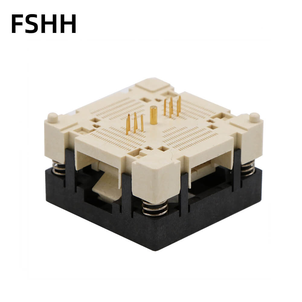 Open Top QFN10 Test Socket DFN10 MLF10 WSON10 Adapter 3x3mm 0.5mm Pitch ...