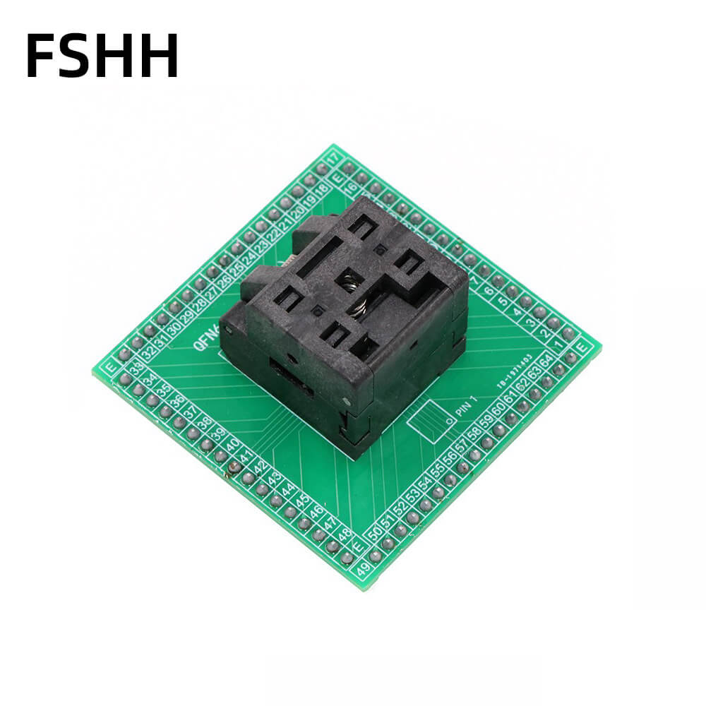 Clamshell QFN64 IC Test Socket WSON64 DFN64 MLF64 Programmer Adapter ...