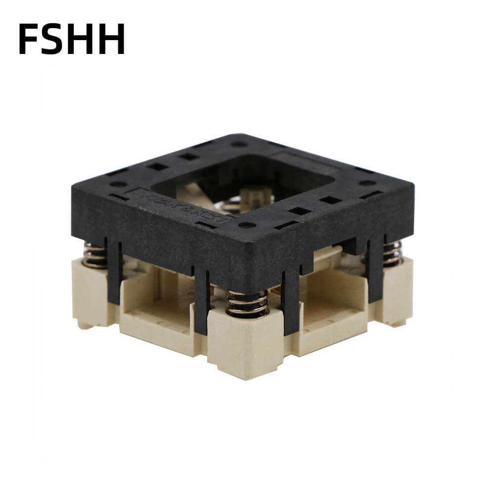 Open Top QFN10 Test Socket DFN10 MLF10 WSON10 Adapter 3x3mm 0.5mm Pitch ...