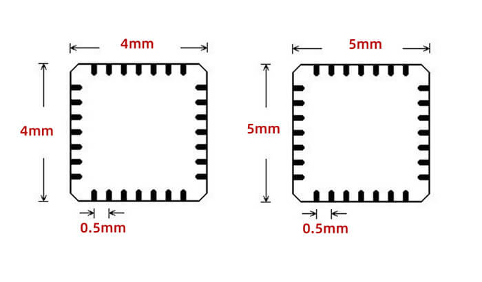 Open Top QFN24 Test Socket DFN24 MLF24 WSON24 Adapter 4x4mm 5x5mm 0.5mm ...
