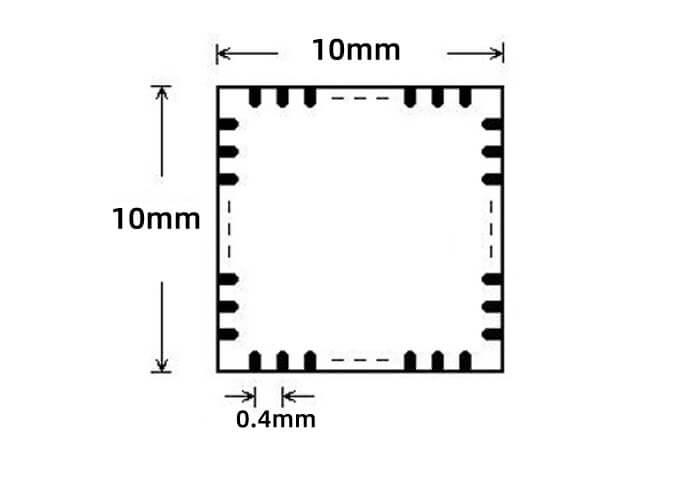 Open Top QFN88 Test Socket DFN88 MLF88 WSON88 Adapter 10x10mm 0.4mm ...
