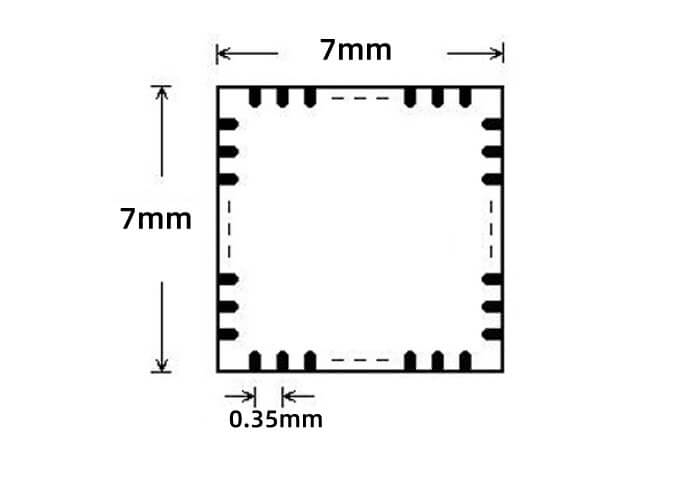 Open Top QFN64 Test Socket DFN64 MLF64 WSON64 Adapter 7x7mm 0.35mm ...