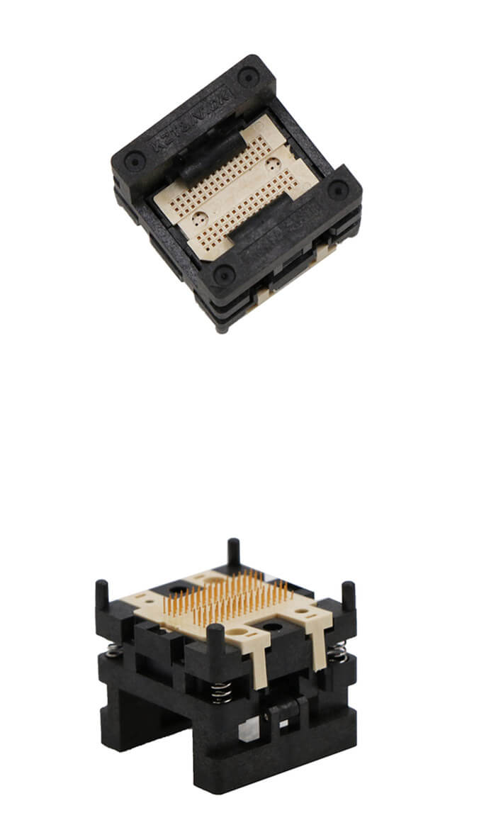 Open Top BGA96 Test Socket Adapter DDR Chip Test Socket 13x7.5mm 0.8mm ...