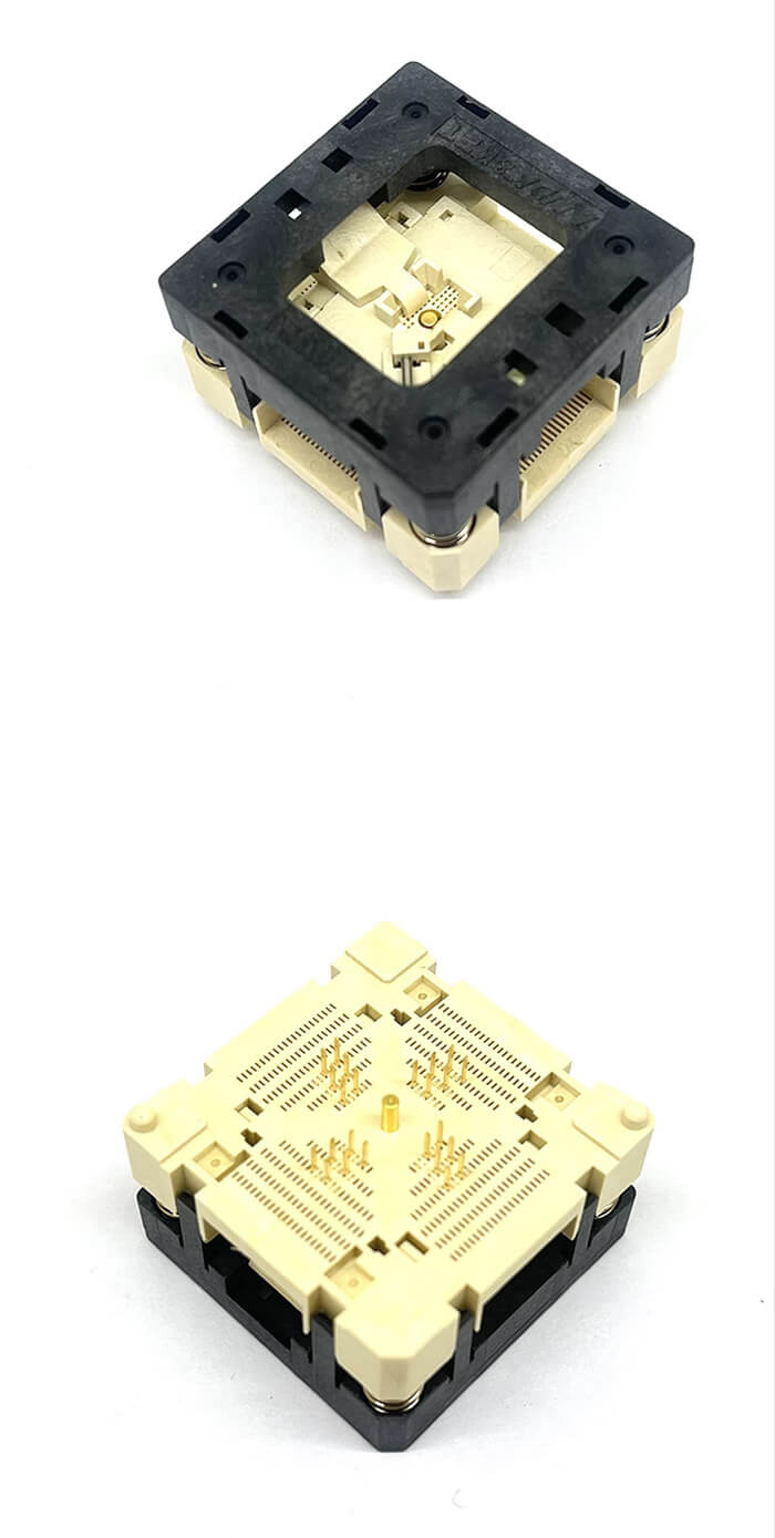 Open Top QFN24 Test Socket DFN24 MLF24 WSON24 Adapter 4x4mm 5x5mm 0.5mm ...