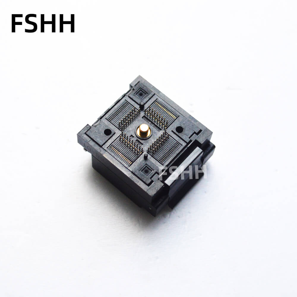 Clamshell QFN68BT-0.5-01 IC Test Socket QFN68 WSON68 DFN68 MLF68 ...