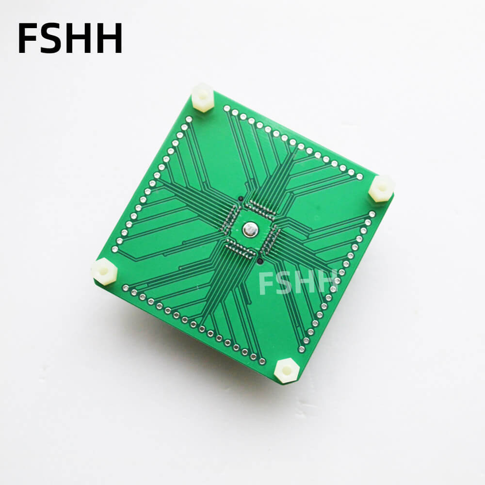 Clamshell QFN68BT-0.5-01 IC Test Socket QFN68 WSON68 DFN68 MLF68 ...