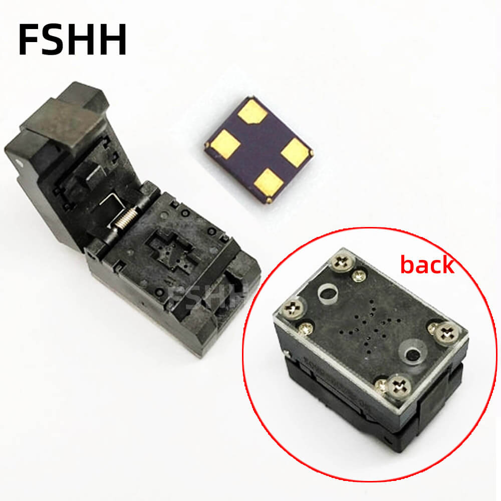 3225 Crystal Test Aging Socket 3225-4pin SMT Crystal Oscillator Test ...