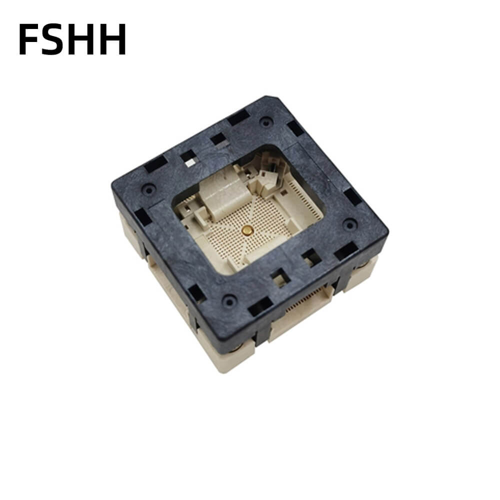 Open Top QFN72 Test Socket 0.5mm Pitch 10x10mm Size WSON72 DFN72 MLF72 ...