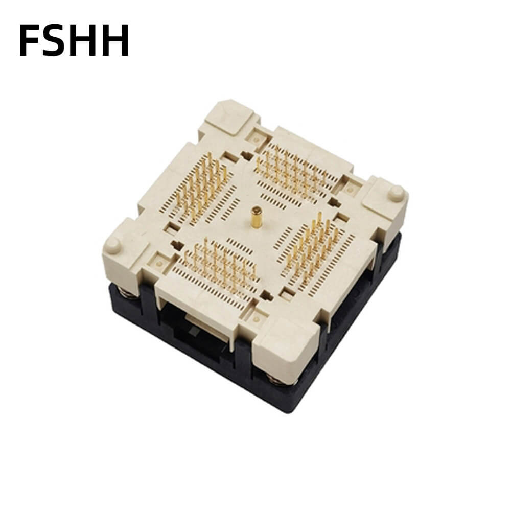 Open Top QFN72 Test Socket 0.5mm Pitch 10x10mm Size WSON72 DFN72 MLF72 ...