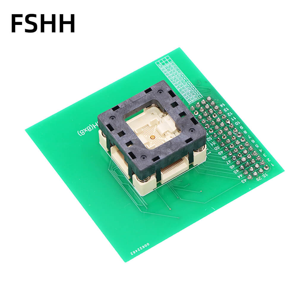 Open Top QFN56 Programmer Adapter 0.5mm Pitch 8x8mm Size WSON56 DFN56 ...