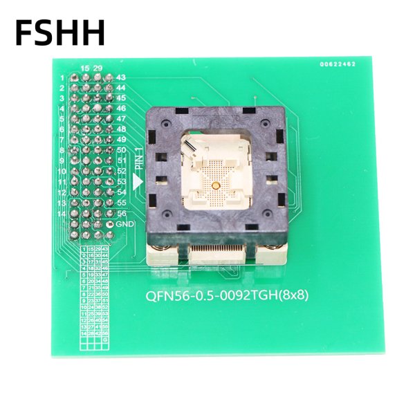 Open Top QFN56 Programmer Adapter 0.5mm Pitch 8x8mm Size WSON56 DFN56 ...