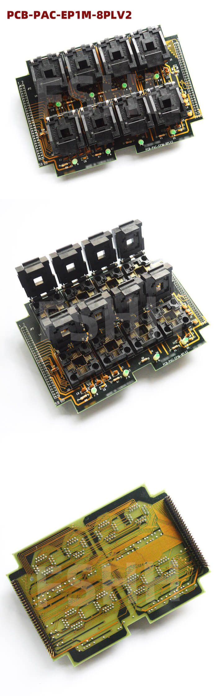 PCB-PAC-EP1M-8PLV2 PCB-PAC-EP512-8PLV2 Programming Module 8pcs PLCC32 ...