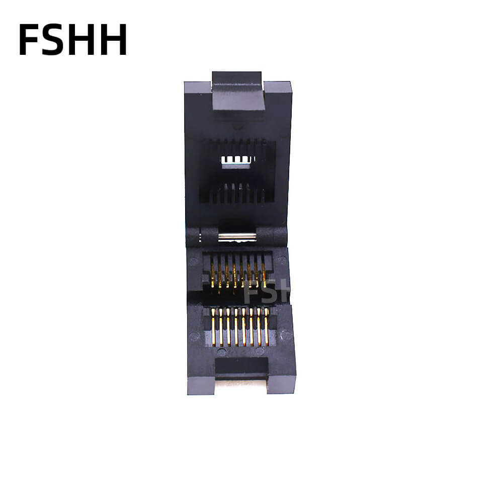 Clamshell ESOP8 ESOP16 Test Socket 150mil SOP8 SOP16 Programmer Adapter ...