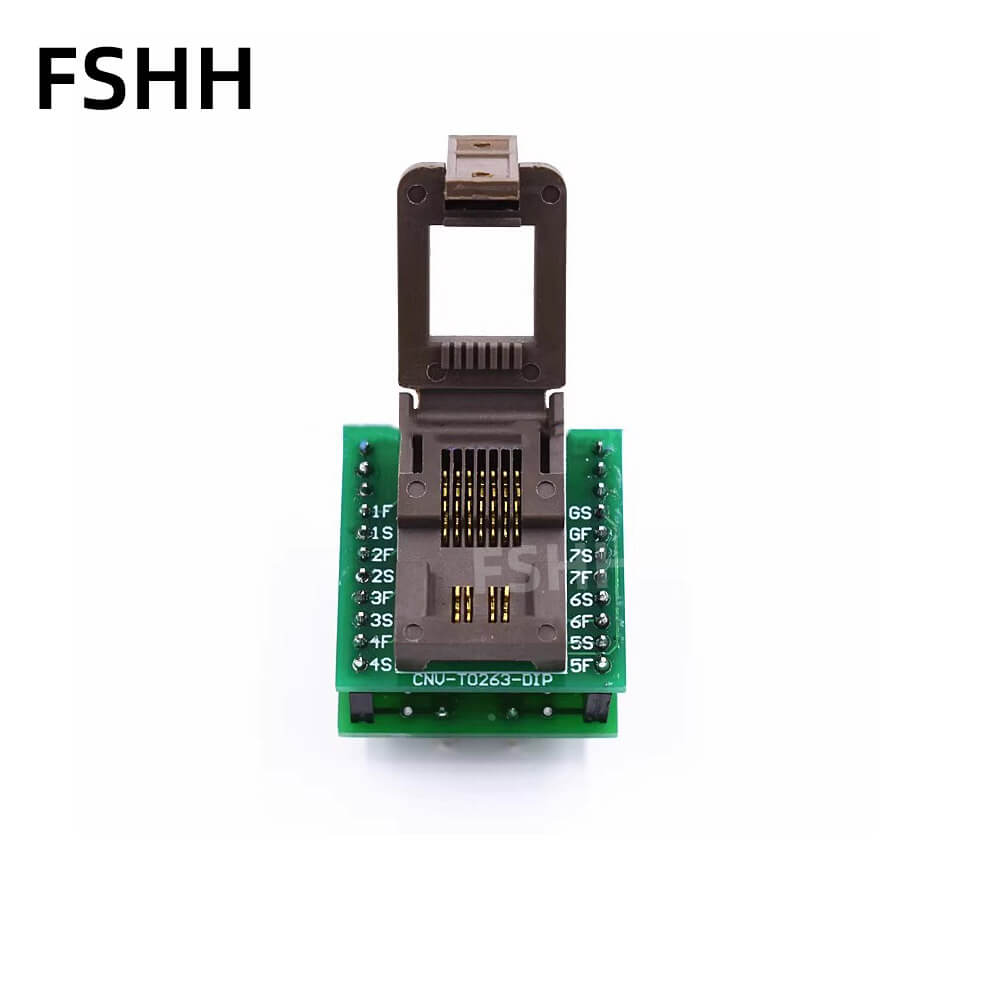 Clamshell TO263-7L Aging Test Socket TO-263-7L 7pin Test Socket - FSHH ...