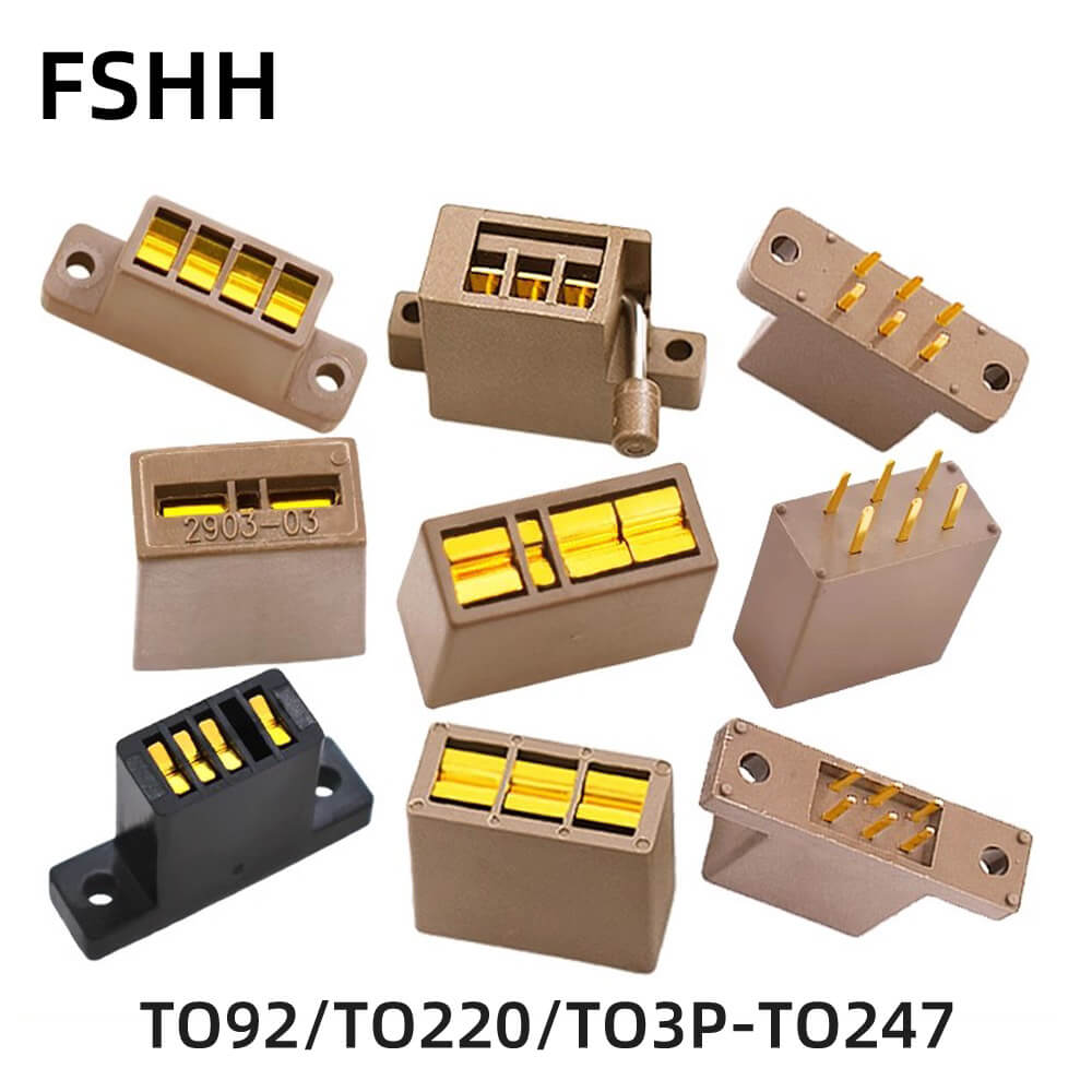 TO-92-4 TO220-3 TO3P TO247 TO-3P-4L TO247-4L Aging Test Socket Plug In ...