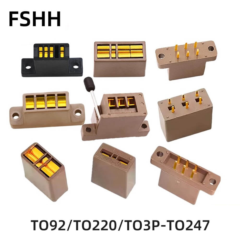 TO-92-4 TO220-3 TO3P TO247 TO-3P-4L TO247-4L Aging Test Socket Plug In ...