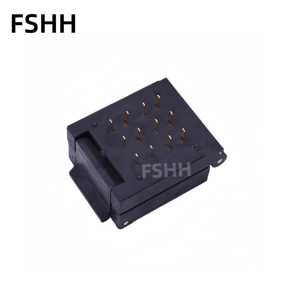 Clamshell 0402 0603 Aging Test Socket 6 Working Positions Shrapnel Pin ...